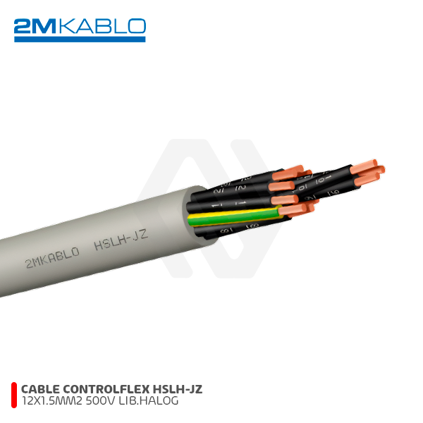 ControlFlex HSLH-JZ 12X1.5MM2 500V Lib. Halog 2M Kablo - Anyo Electric