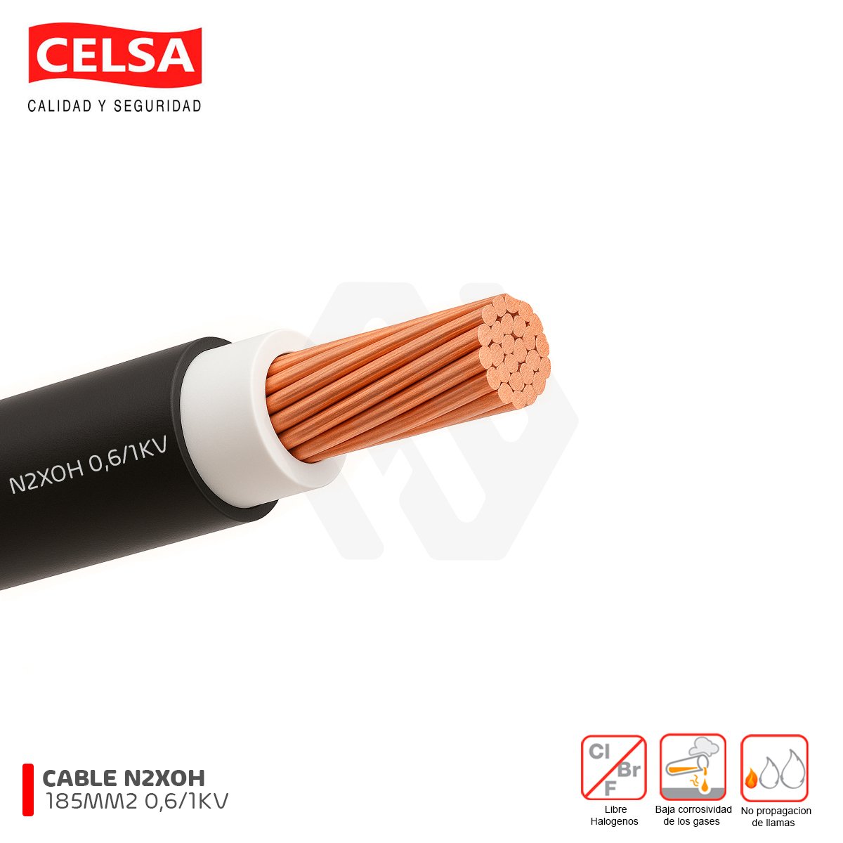 Libre Halogeno N2XOH 185MM2 0,6/1 kV Celsa - Anyo Electric